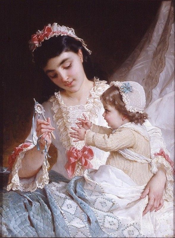 mother and child in art