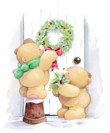 forever friends christmas bear
