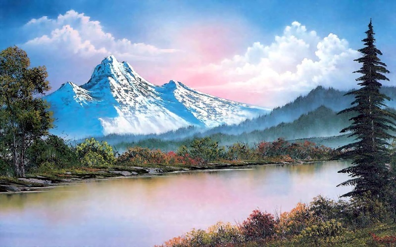 BOB ROSS ART
