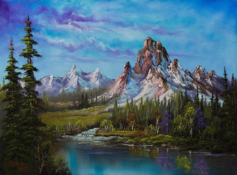 BOB ROSS ART