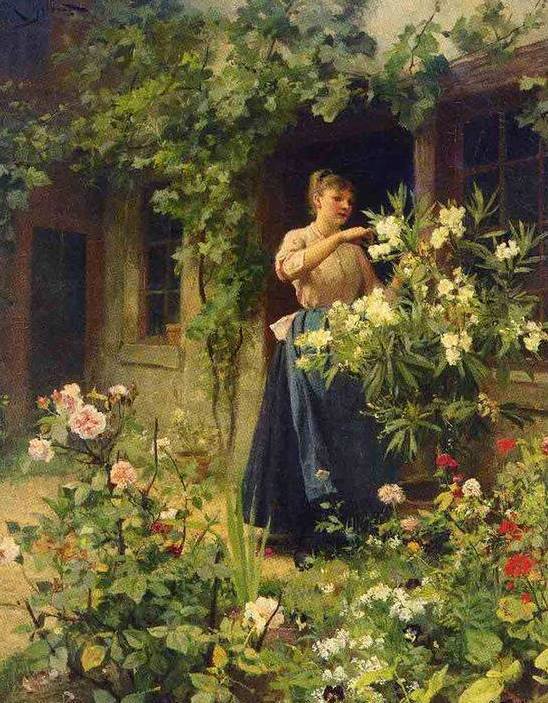 IN THE GARDEN- DANS LE JARDIN